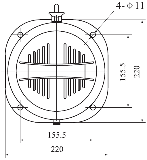 CXH2-10P Double-deck port light